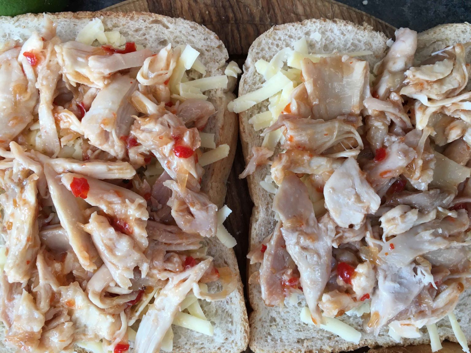 Sweet Chili Chicken Toasted Sandwich - Toastie Recipes